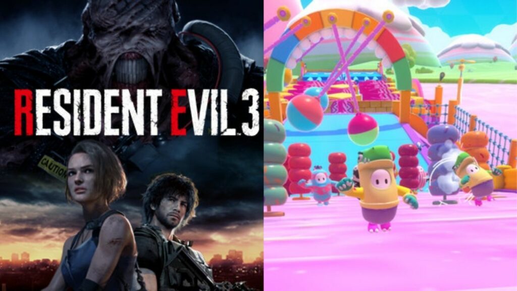 Resident Evil 3 Remake Meets Fall Guys