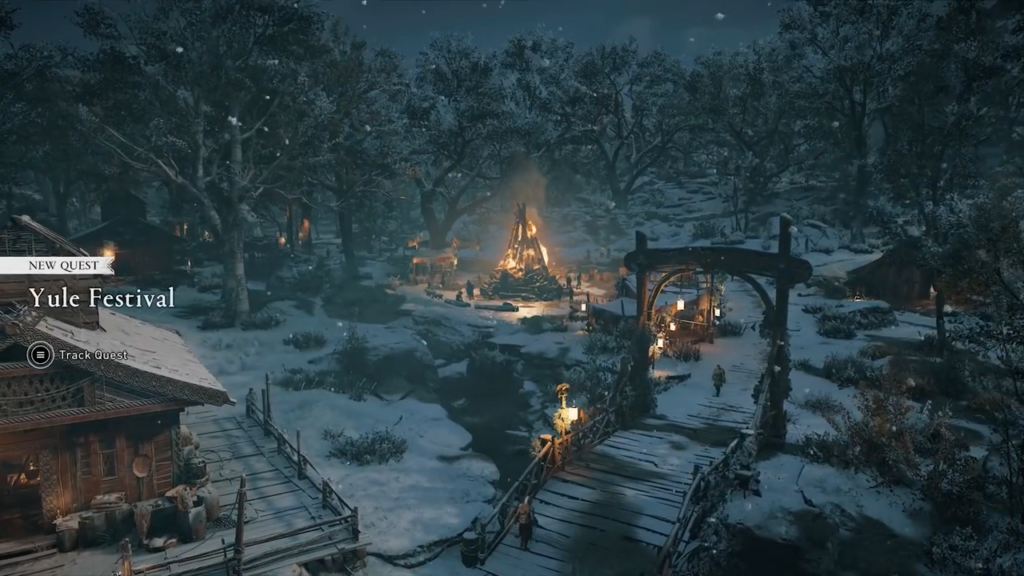 Yule Festival Spend Tokens: Norvid’s Location - AC Valhalla
