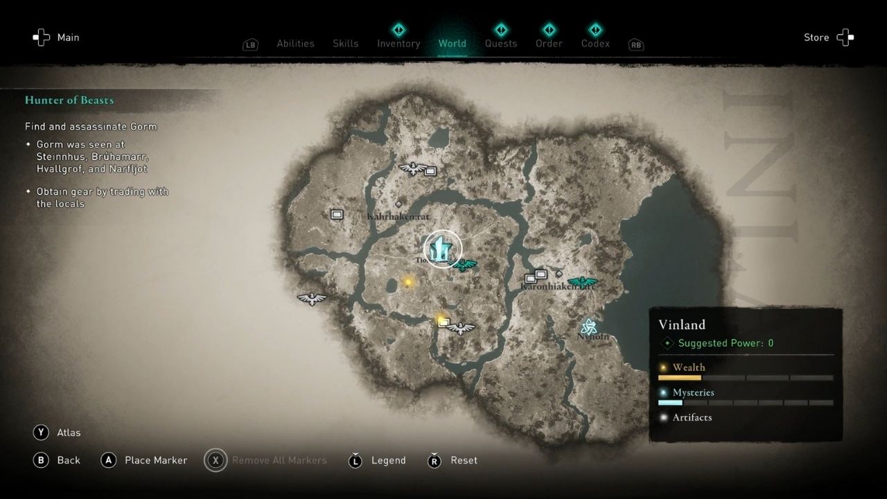 How to solve Tionontate: Ken stone puzzle in AC Valhalla?