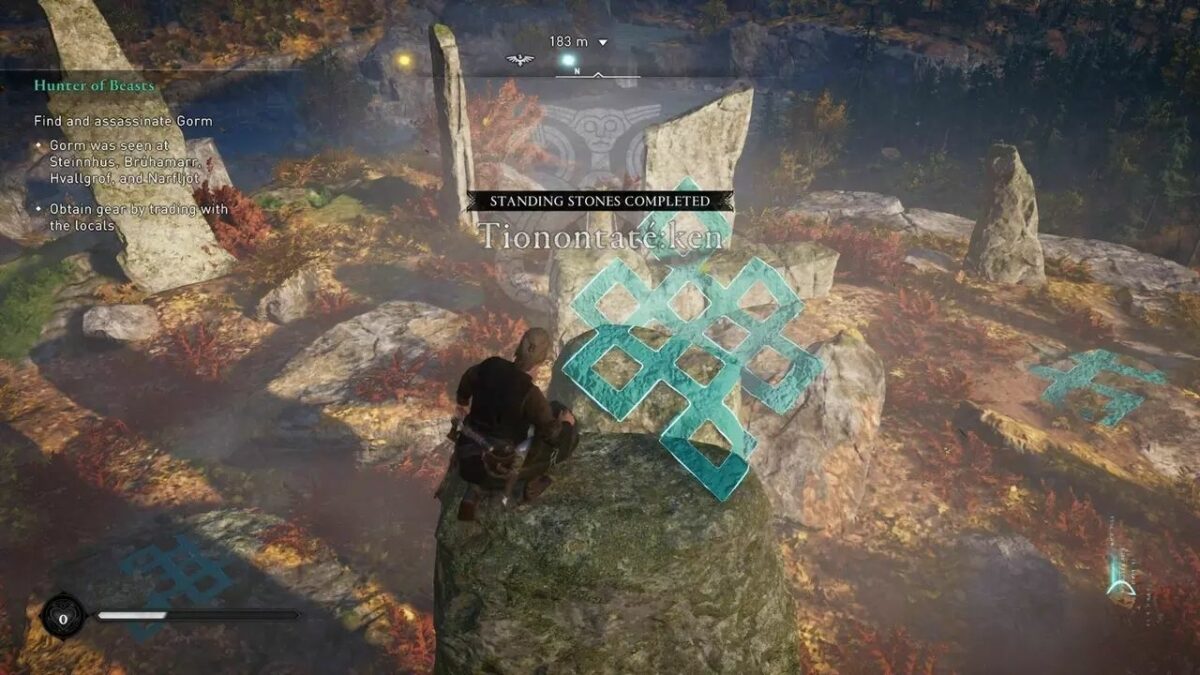 How to solve Tionontate: Ken stone puzzle in AC Valhalla?