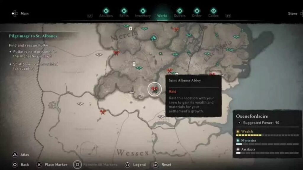 AC Valhalla: Pilgrimage to St. Albanes quest Walkthrough