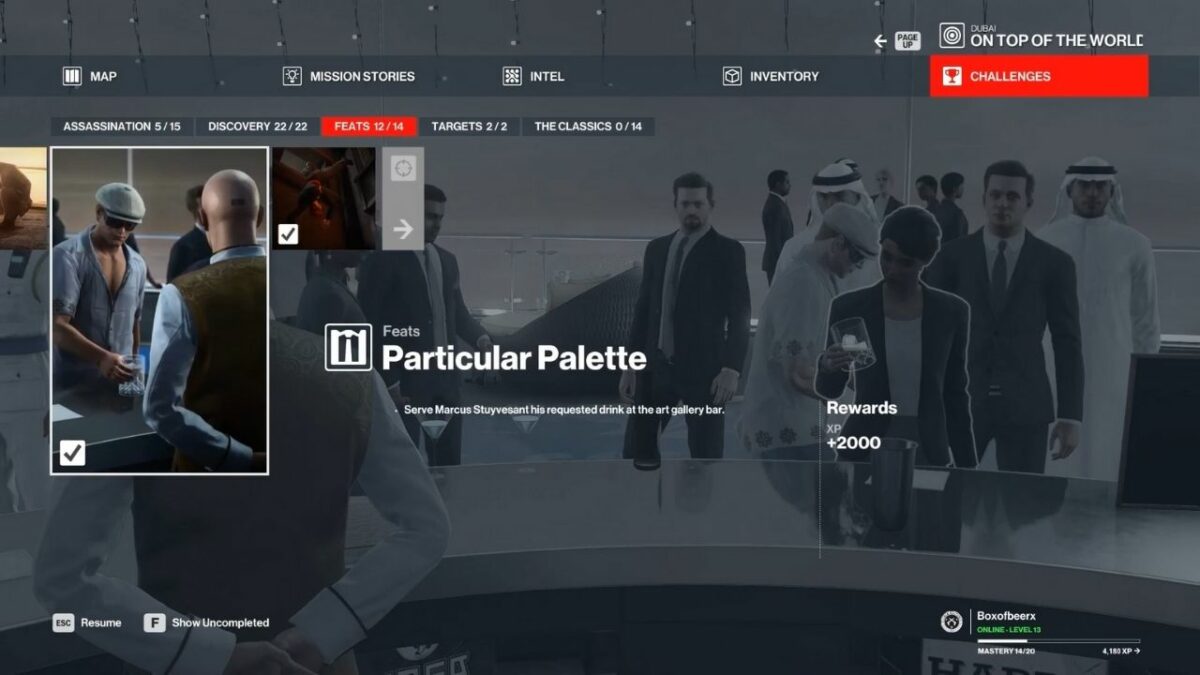 How to Complete Particular Palette Challenge in Hitman 3?