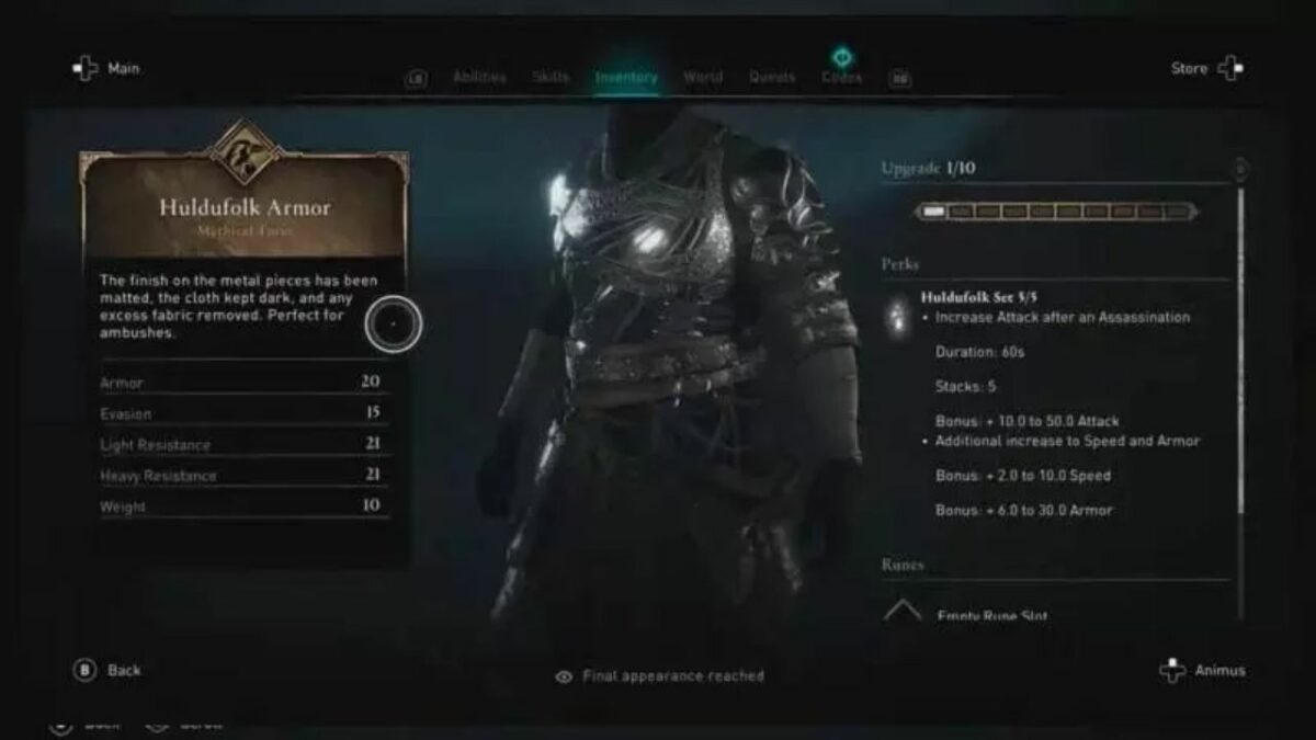 Huldufolk Armor Set Assassin’s Creed Valhalla