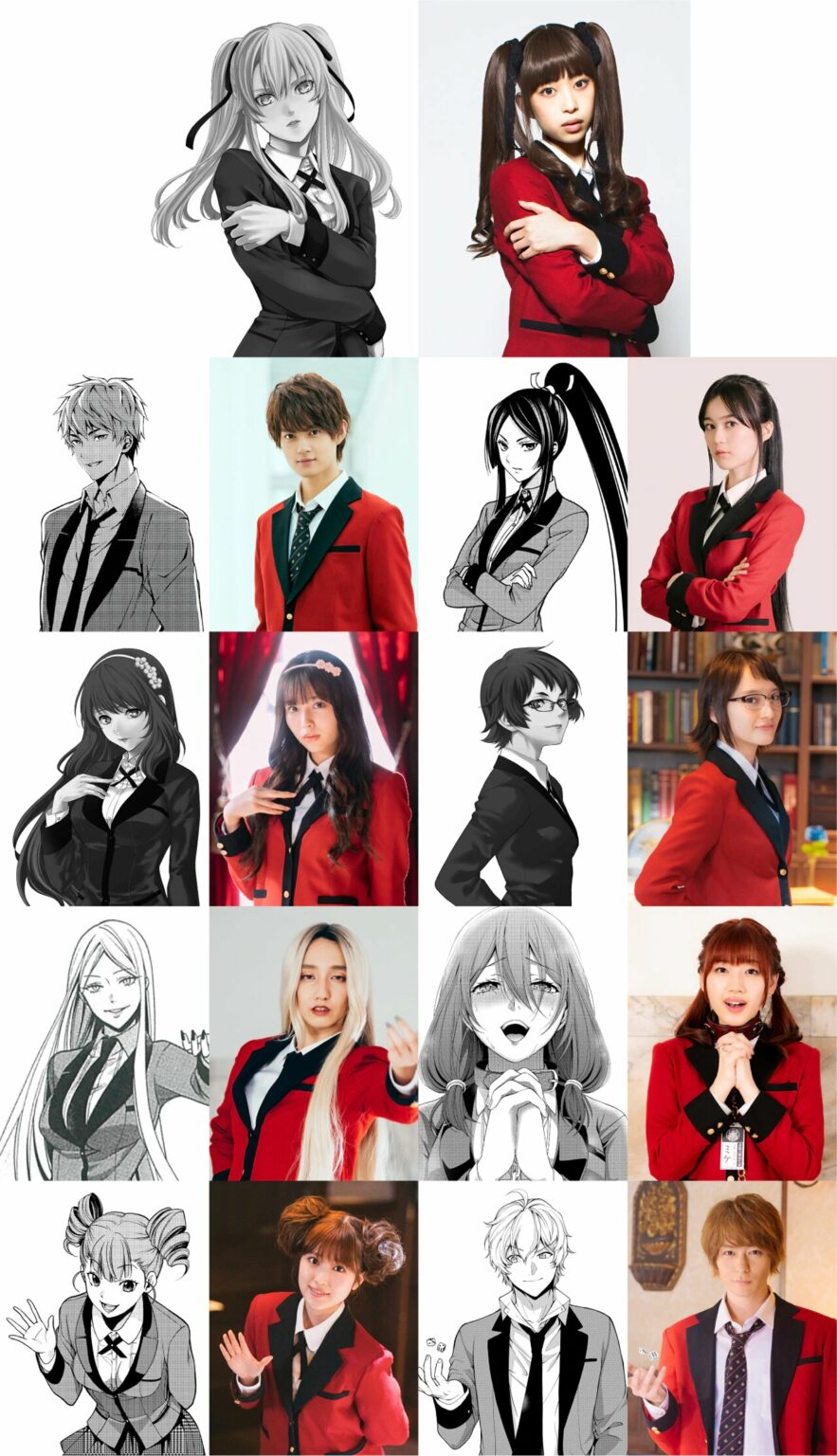 Live-Action Series Kakegurui Twins Reveals Cast & More
