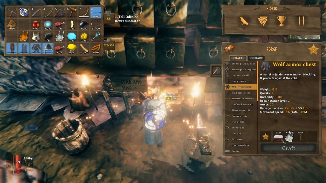 Obtaining Wolf Armor in Valheim - Easy Guide