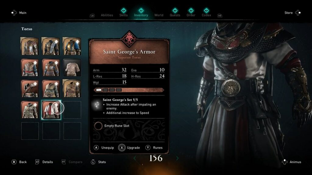 Saint George’s Set & The Legacy of Saint George- AC Valhalla