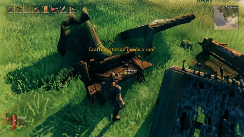 How to Build and Upgrade a Workbench in Valheim?
