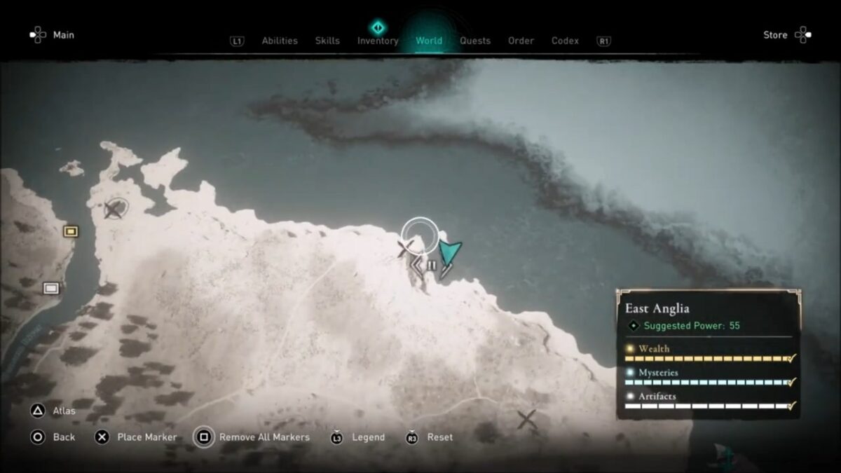 Big Shad and Mackerel Fishing Location in AC Valhalla