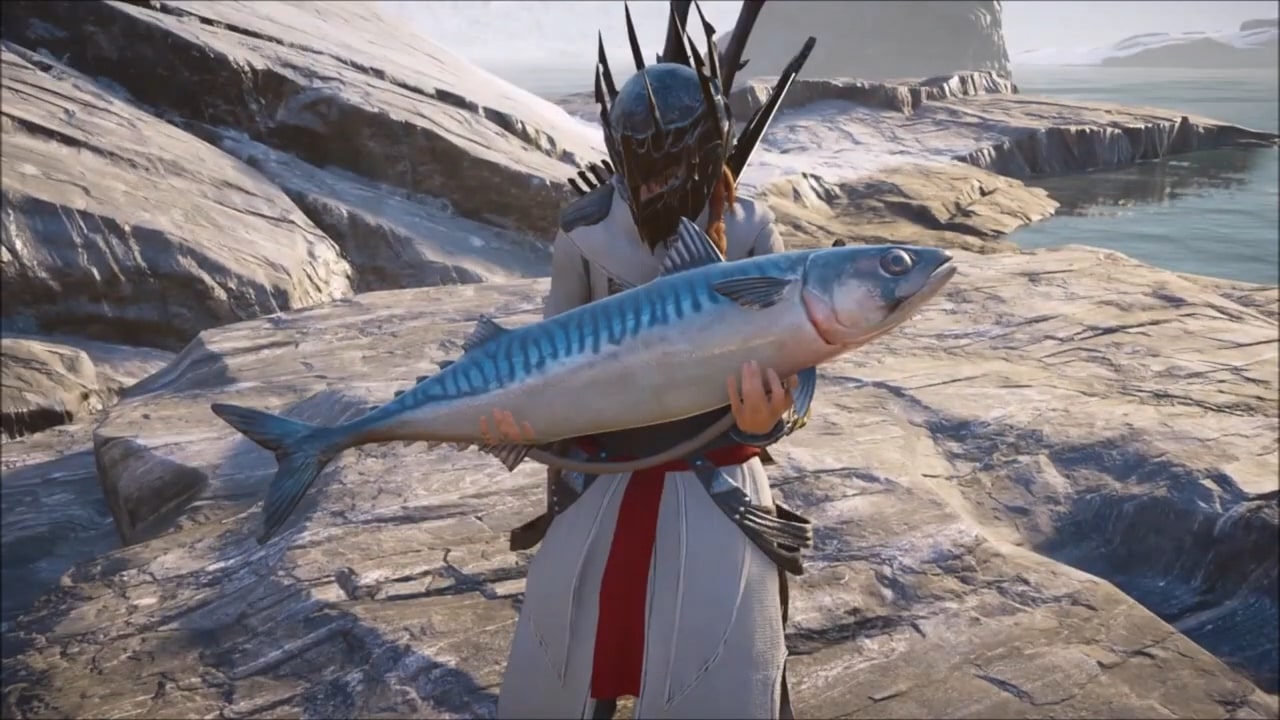 Big Shad and Mackerel Fishing Location in AC Valhalla