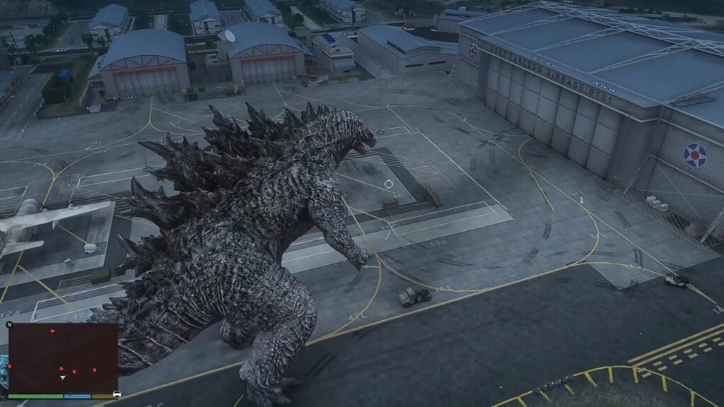 A New Mod Brings Godzilla to GTA 5’s Los Santos