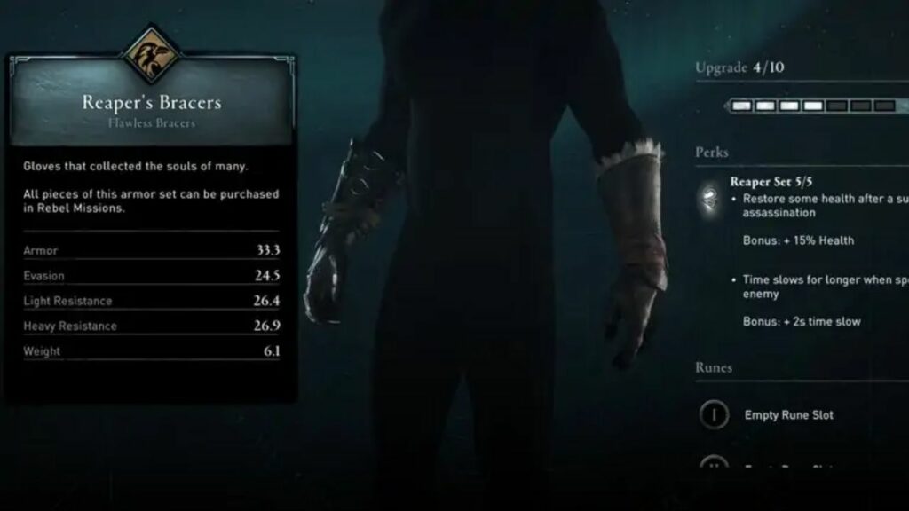 How to Get Reaper Armor Set in AC Valhalla Siege of Paris?