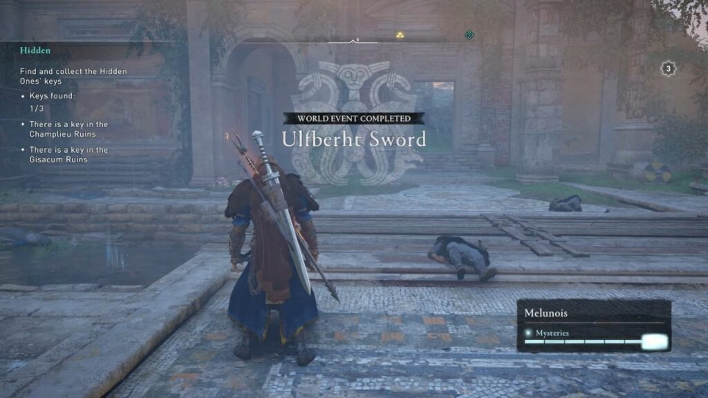 Ulfberht Sword Location: AC Valhalla Map to Thieves Camp