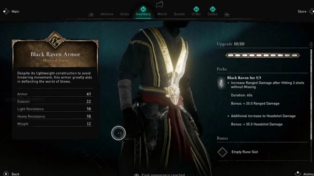 How to Get the Black Raven Armor Set in AC Valhalla?