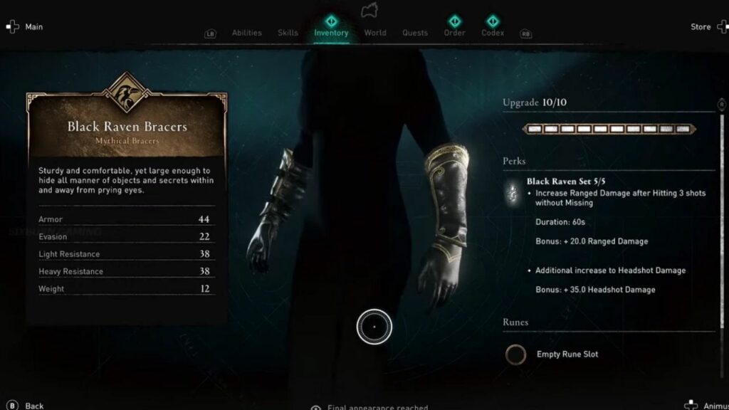 How to Get the Black Raven Armor Set in AC Valhalla?