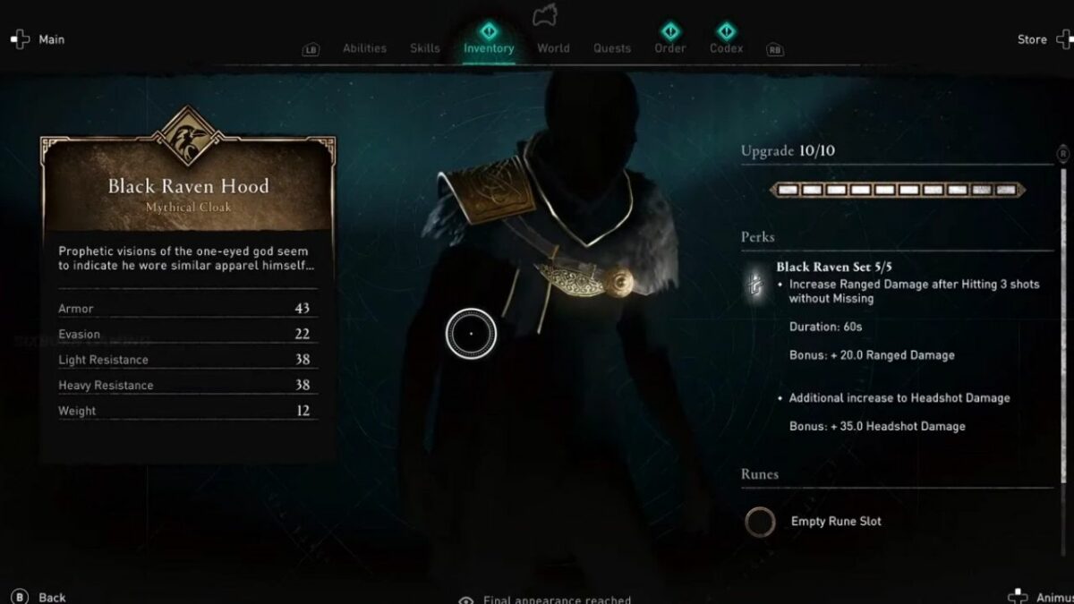 How to Get the Black Raven Armor Set in AC Valhalla?