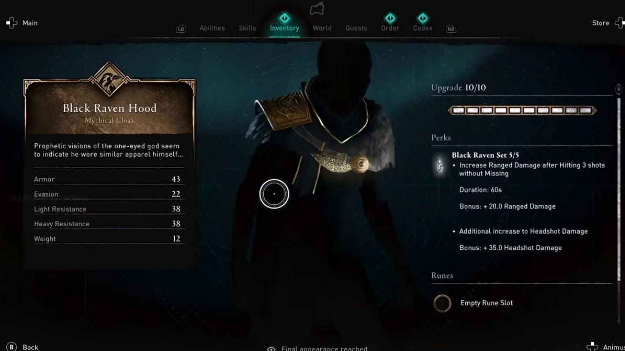 How to Get the Black Raven Armor Set in AC Valhalla?