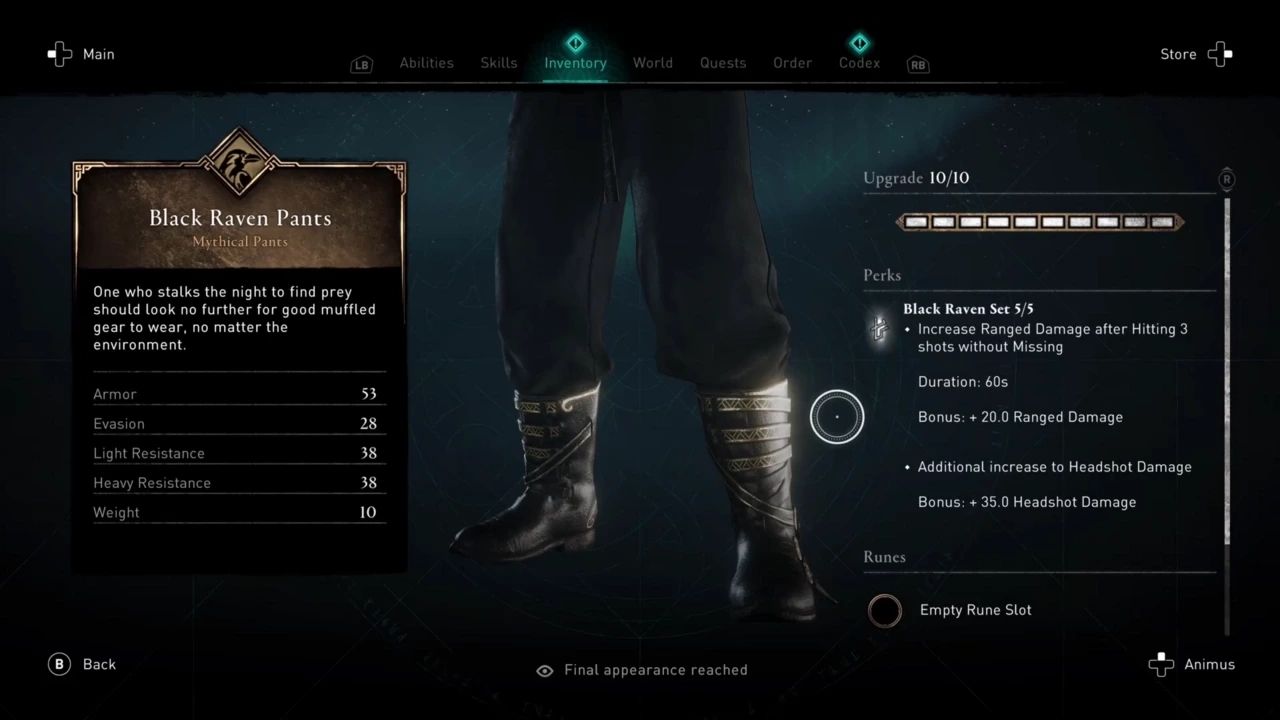 How to Get the Black Raven Armor Set in AC Valhalla?