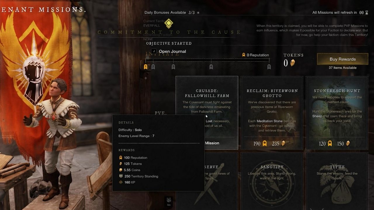 How to access Faction Shops in New World? Location Guide