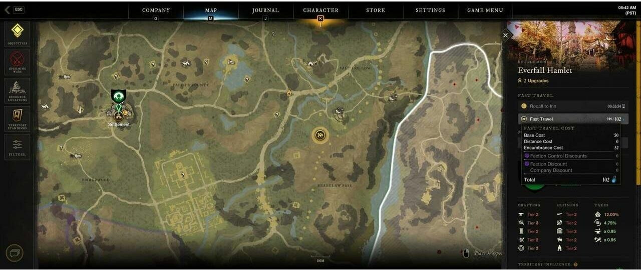 What are the Different Ways of Fast Traveling in New World?