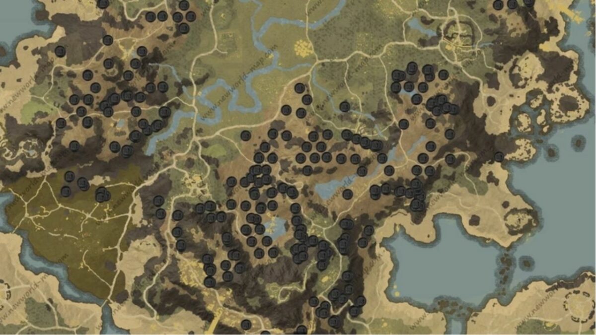 How to find Fae Iron in New World? Iron Veins Location