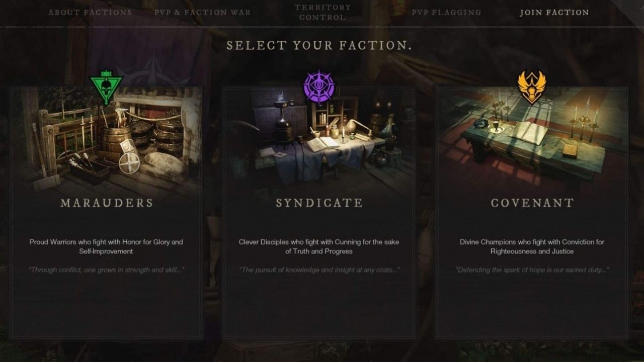 How to access Faction Shops in New World? Location Guide