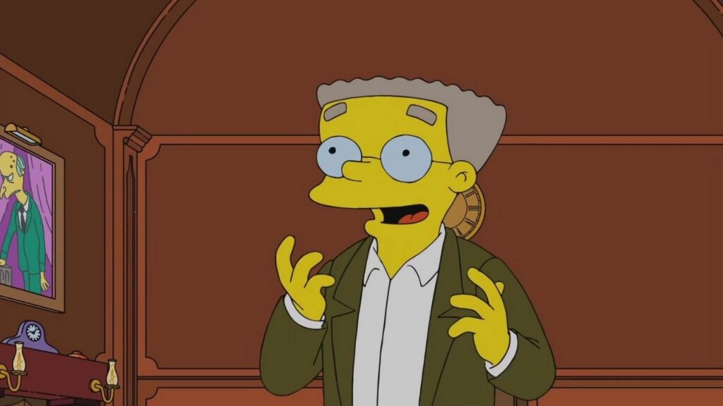 The Simpsons Season 33 Clip Reveals Smithers’ New Boyfriend