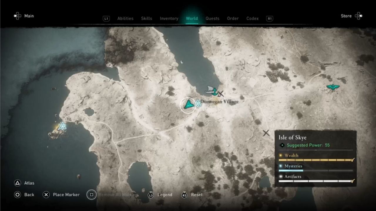 Where to find the Stained List of Ingredients in AC: Valhalla?