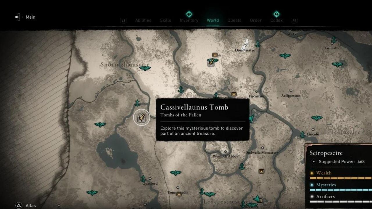 How to find Tombs of the Fallen in Assassins Creed Valhalla?