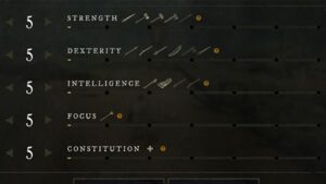 Attributes in New World: How to use them and put points?