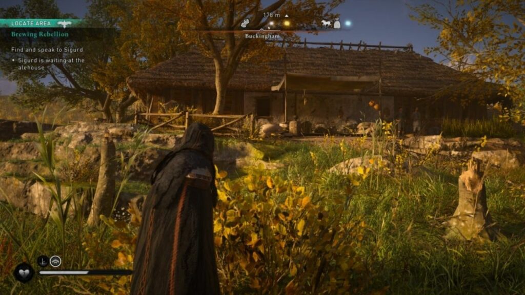 How to get inside the Buckingham Longhouse in AC Valhalla?