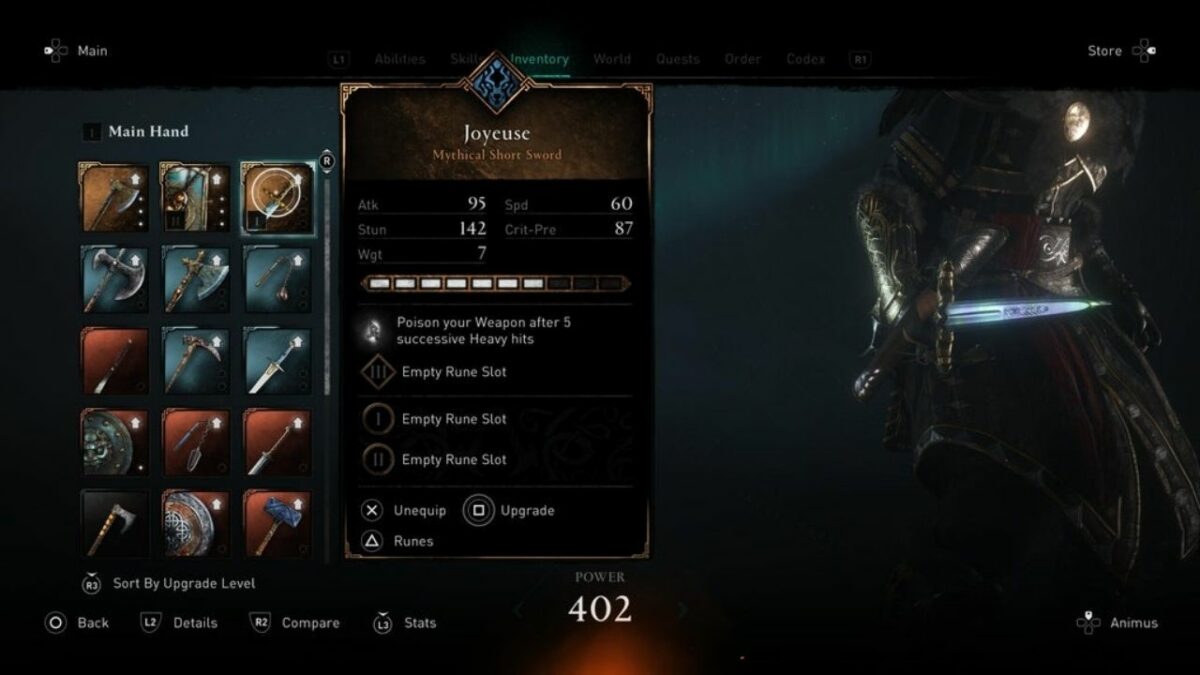 Guide de localisation pour toutes les épées à une main dans AC Valhalla