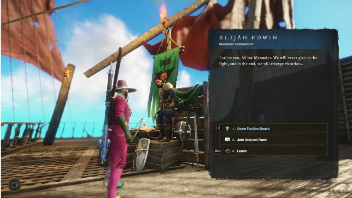 How to join Outpost Rush game mode in New World