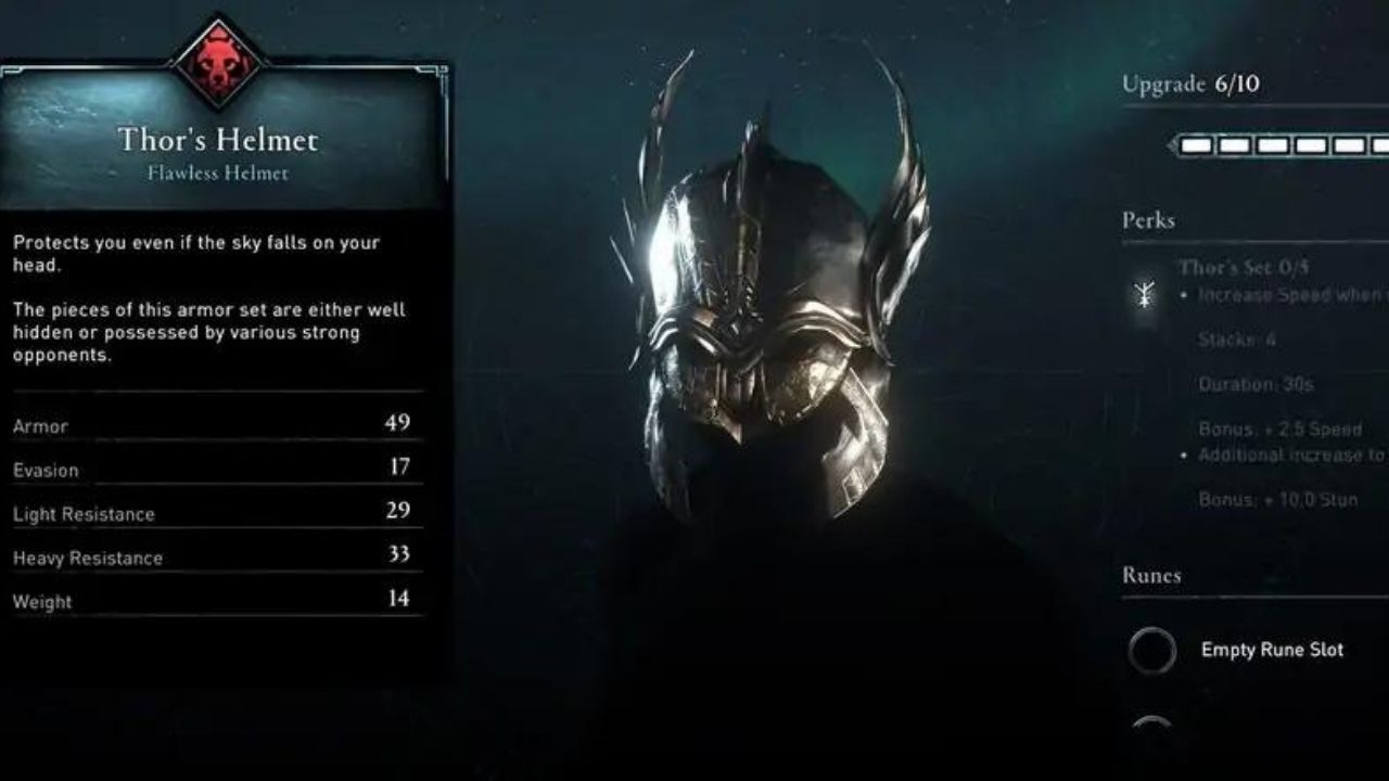 Getting Thor’s Helmet in AC Valhalla - Statue with 3 Slits