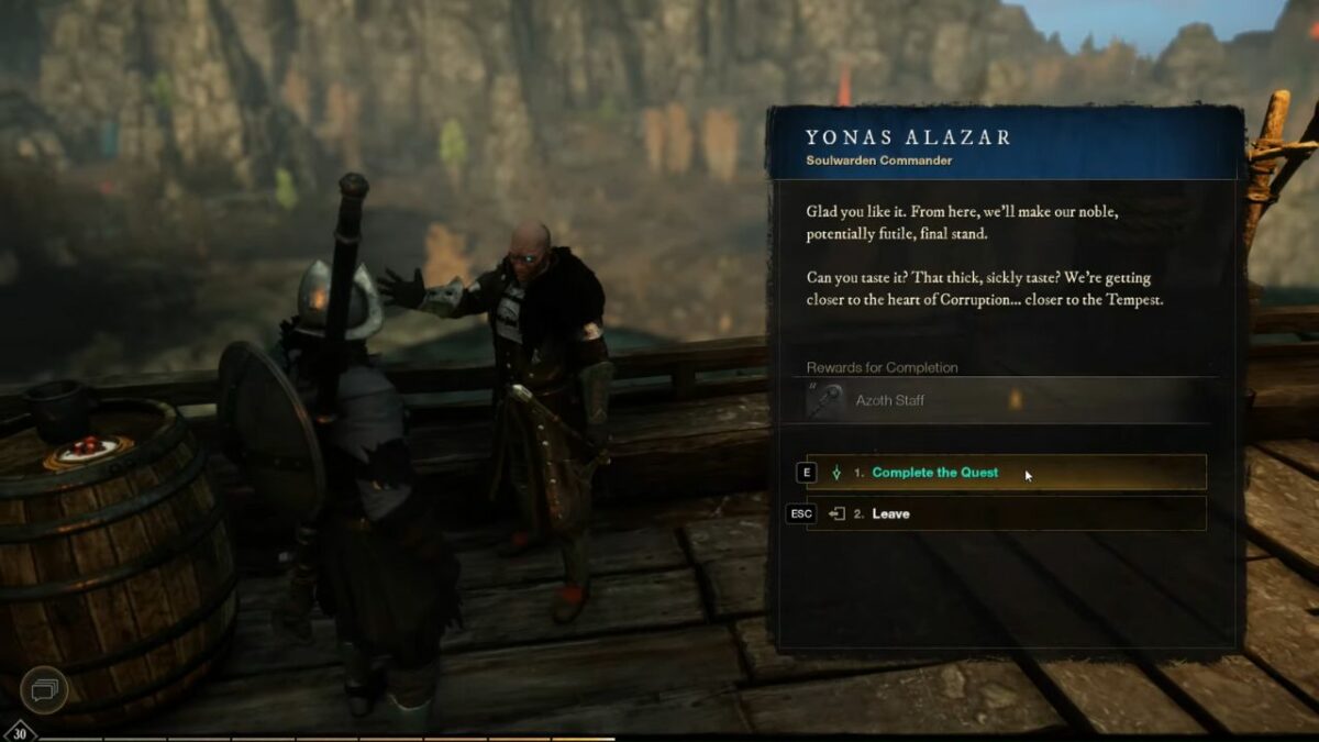 Yonas Alazar location in New World-Covenant Commitment guide