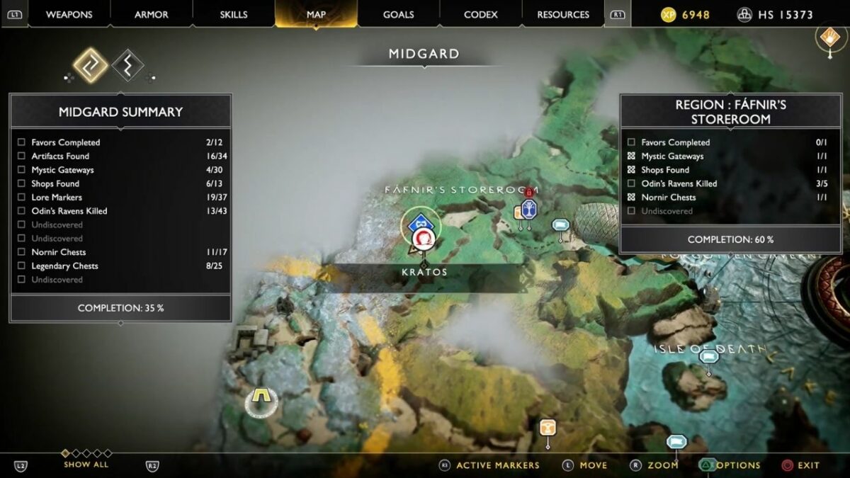 All Treasure Maps and Loot Locations in God of War (2018)
