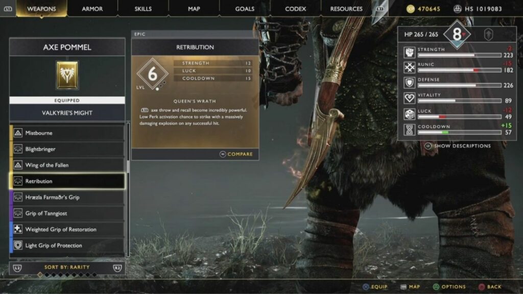 What’s the best axe pommel in God of War?