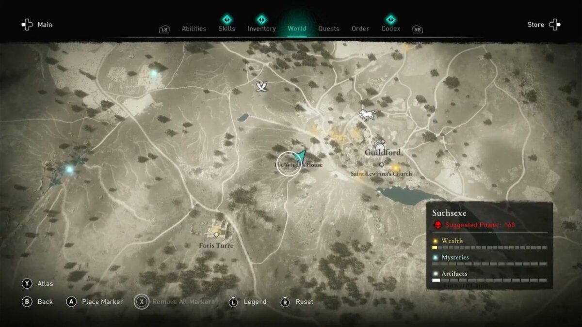 Where is the Suthsexe hoard map in Assassin’s Creed Valhalla?