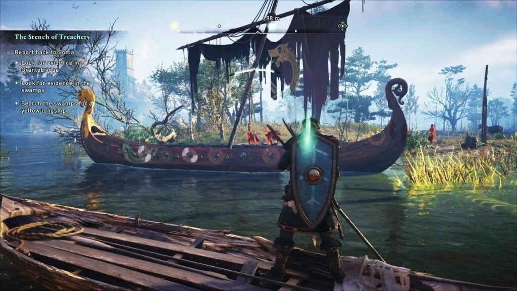 Where is the yellow longship in Assassin’s Creed Valhalla?