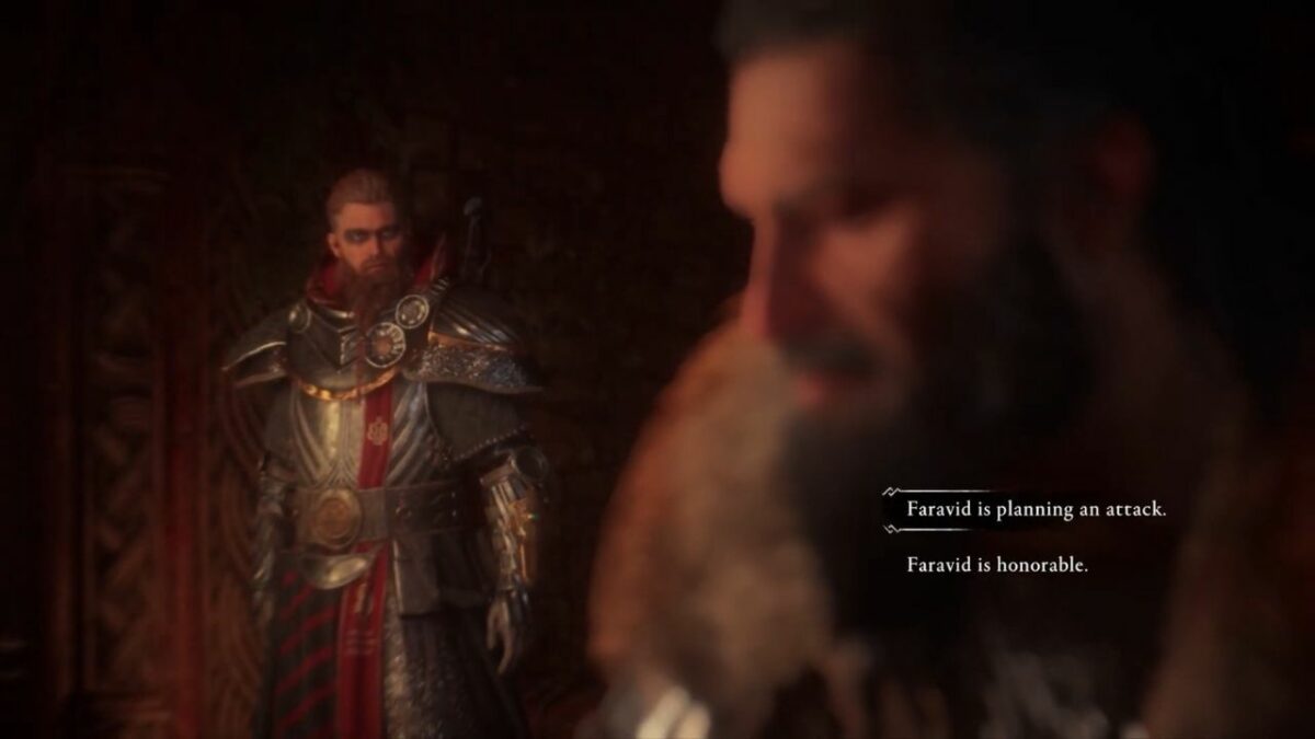 Faravid is honorable, or planning an attack? Road to Hamartia