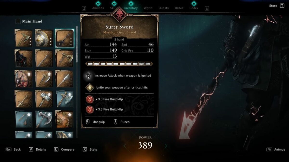 How to obtain the Hel’s Damnation armor set pack in AC Valhalla?