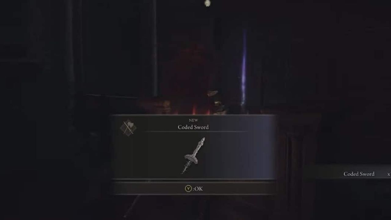Where can players locate the Coded Sword in Elden Ring?