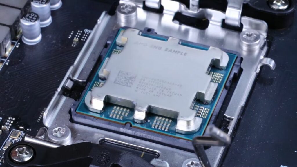 Leaked Ryzen 7000 CPU Engineering Sample Highlights AM5 Socket