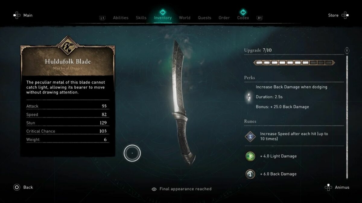 Which is the best dagger in Assassin’s Creed Valhalla?