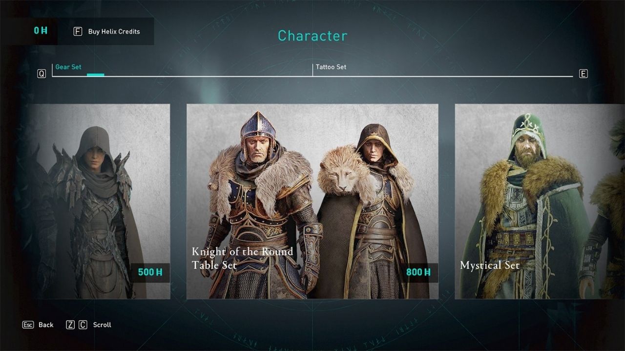 How to get the Knight of the Round Table set in AC Valhalla?