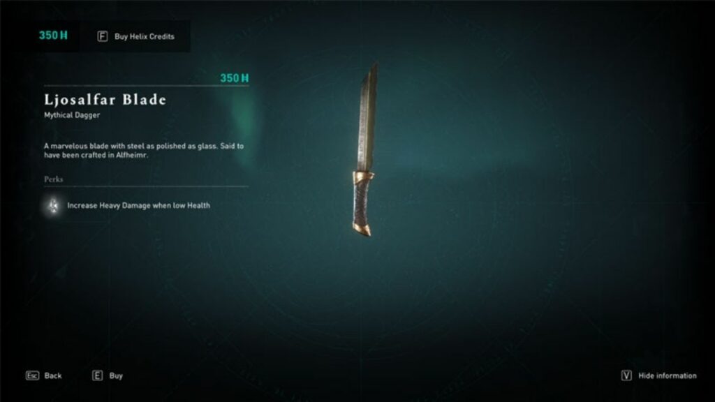 Which is the best dagger in Assassin’s Creed Valhalla?
