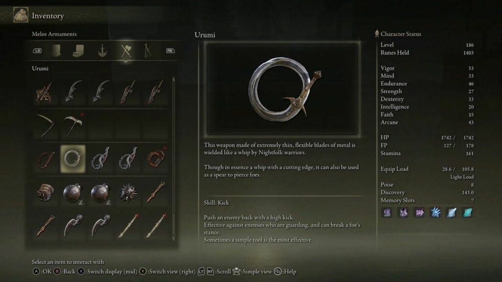How can you get your hands on the Urumi whip in Elden Ring?