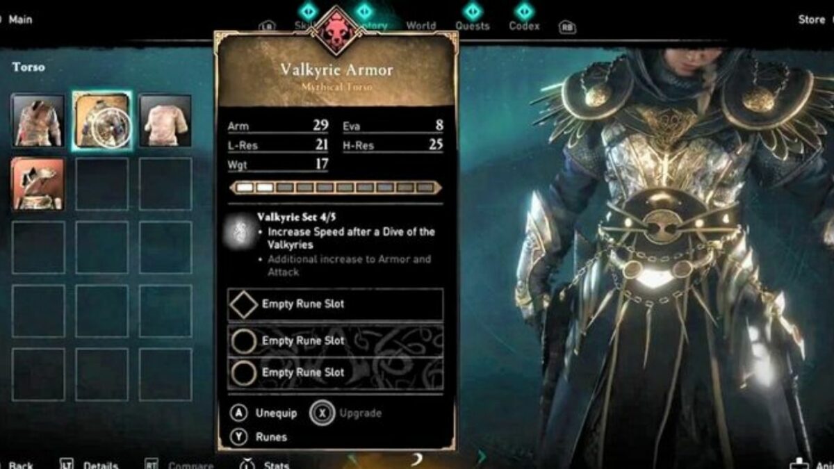 How to get the Valkyrie armor set in AC Valhalla? Easy Guide