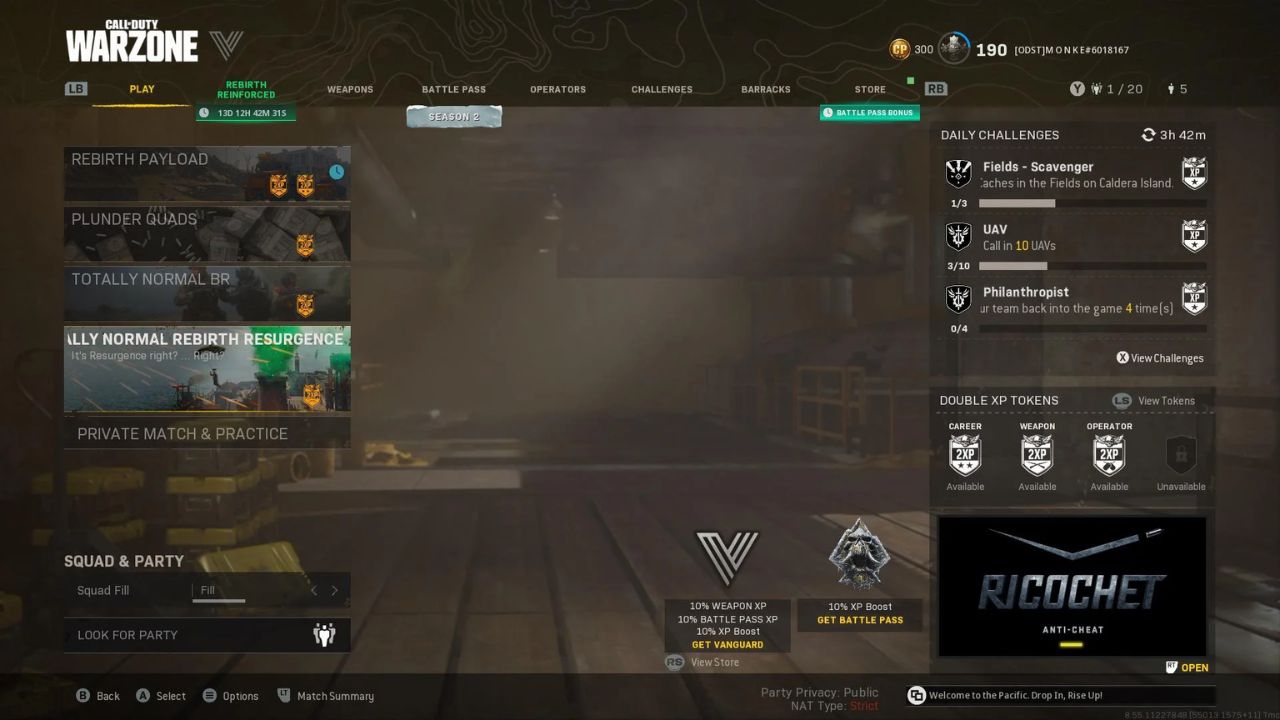 What is Totally Normal Rebirth Resurgence mode in Warzone?