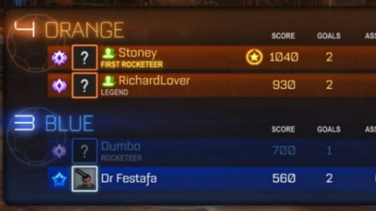 Top 10 Rarest Player Titles in Rocket League - Ranked