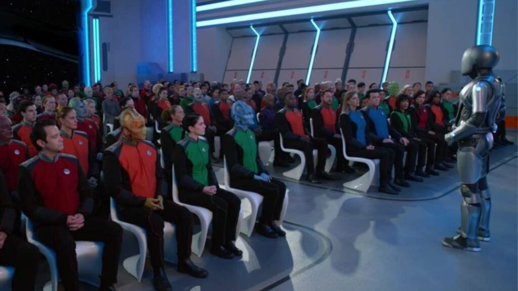 Does Ensign Burke die in episode 9? Or did she survive?